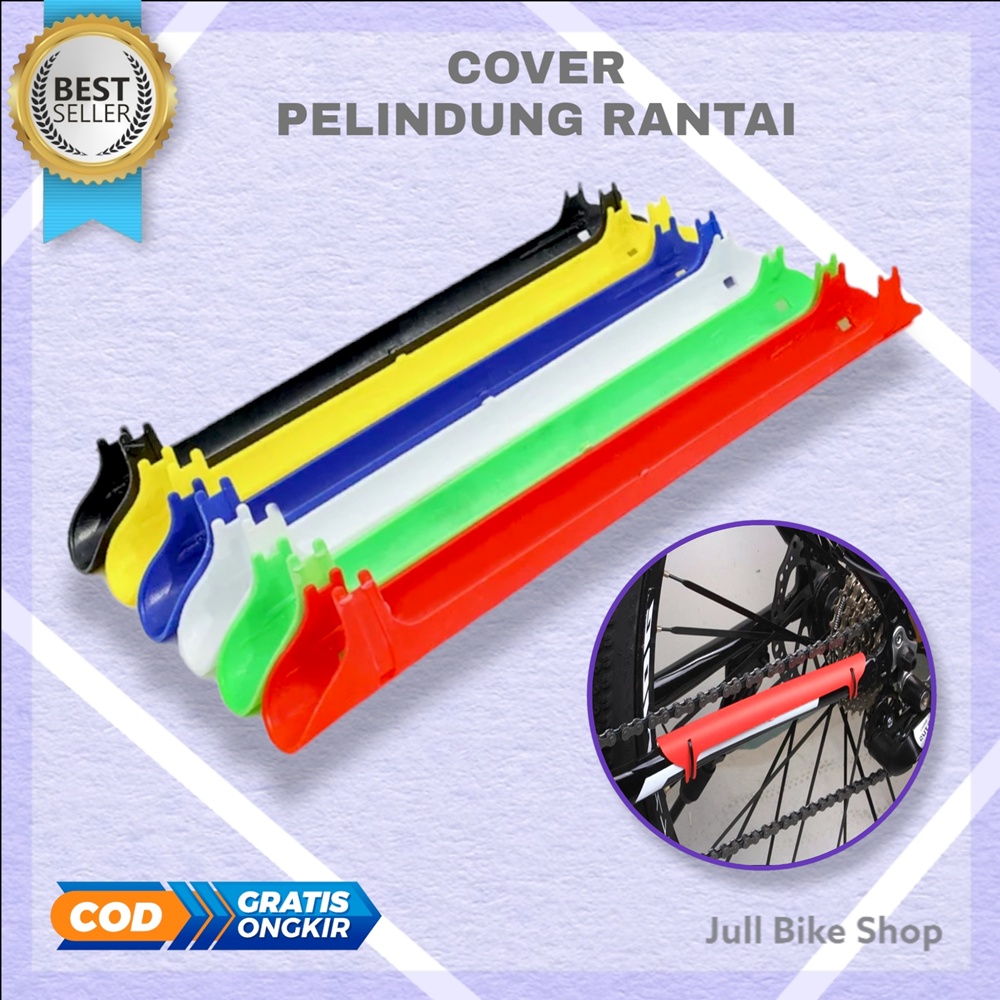 Jual cover pelindung rantai sepeda gunung mtb lipat chain guard plastik ...