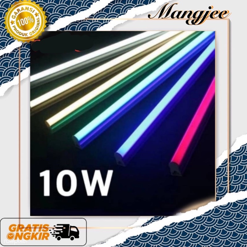 Jual lampu tl neon t5 led 10w 60cm tube warna warni | Shopee Indonesia
