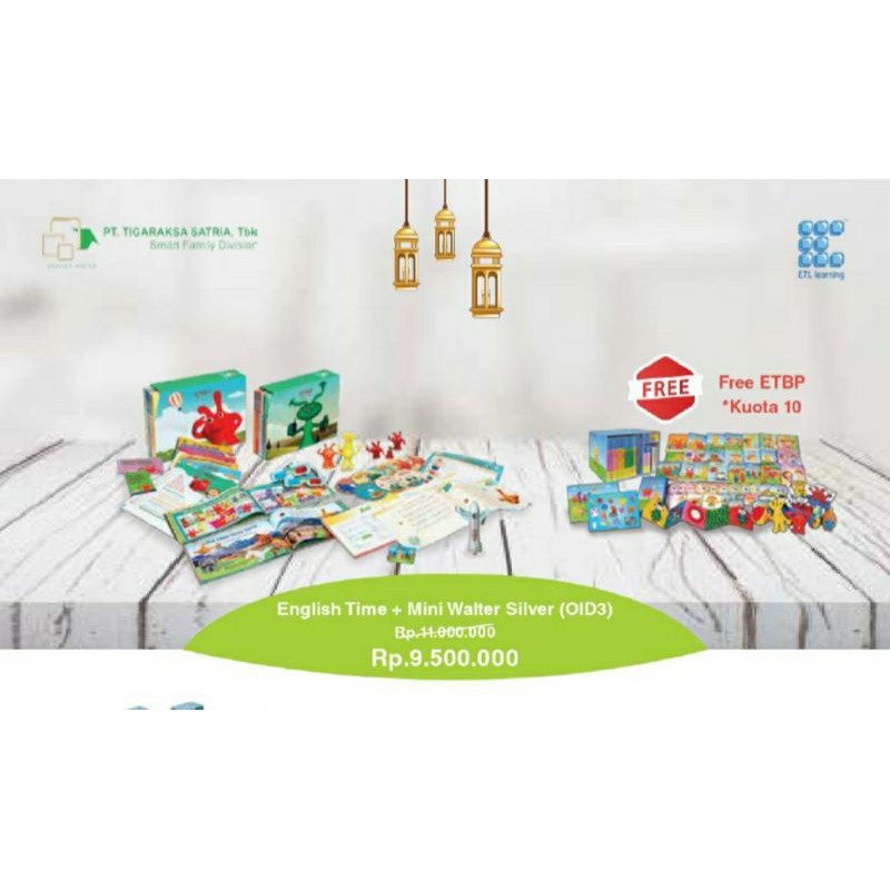 Jual ETL Books English Time With Mini Walter OID3 Free English Time ...