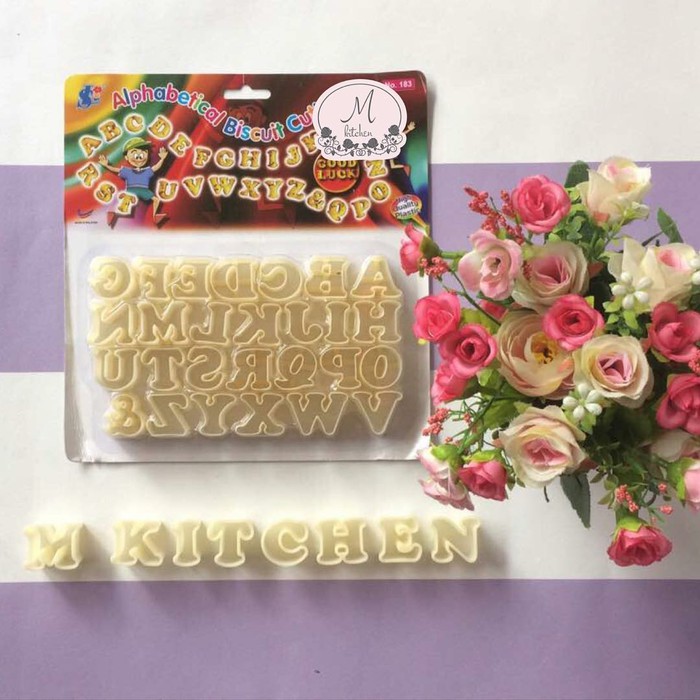 Jual Cutter Alphabet Plastik Malaysia No. 183 / cutter huruf | Shopee ...