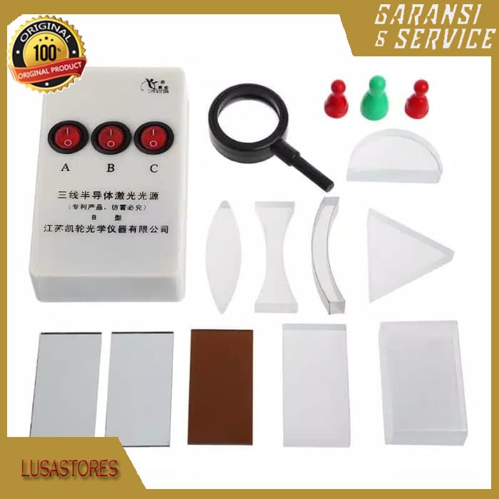 Jual Set alat Laser Lensa Optical Concave Convex Prisma Laboratorium ...
