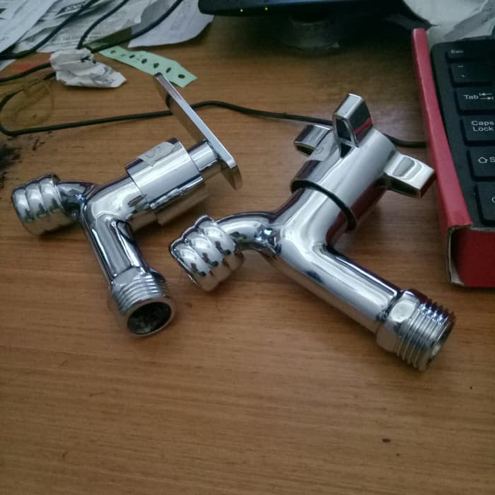 Jual Kran stenlis chrome 1/2 " baling lurus | Shopee Indonesia
