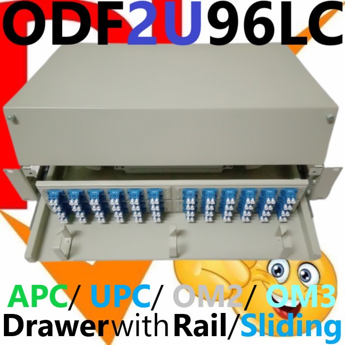Jual OTB Rack 96c ODF 96 Core LC APC UPC OM2 OM3 OM4 96Core Adapter Pigtail | Shopee Indonesia
