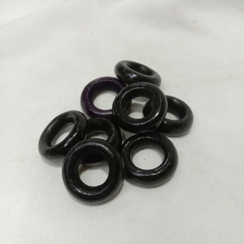 Jual Ring Kayu Warna 3 cm | Wooden Ring | Ring macrame | Ring gantung ...