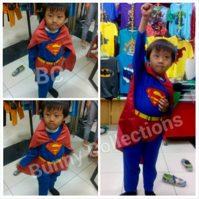 Jual BAJU SUPERMAN ANAK BUAT ANAK 5 - 7 THN - KOSTUM SUPERHERO SUPERMAN ...