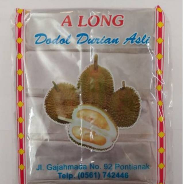 Jual Dodol/Lempok Durian Along khas Pontianak ukuran sedang | Shopee ...