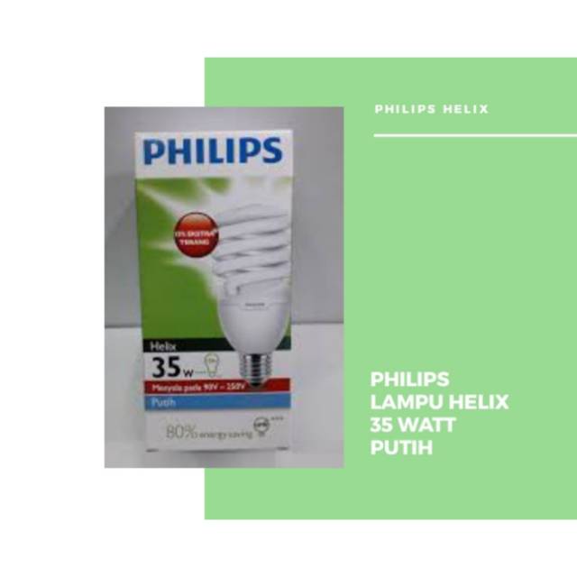 Jual Philips lampu helix 35 W 35 Watt putih | Shopee Indonesia