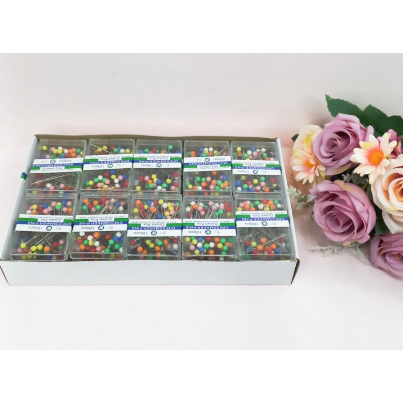 Jual Jarum Pentul 1Box Isi 20 Kotak Mika Jarum Pentul Box Pentul ...