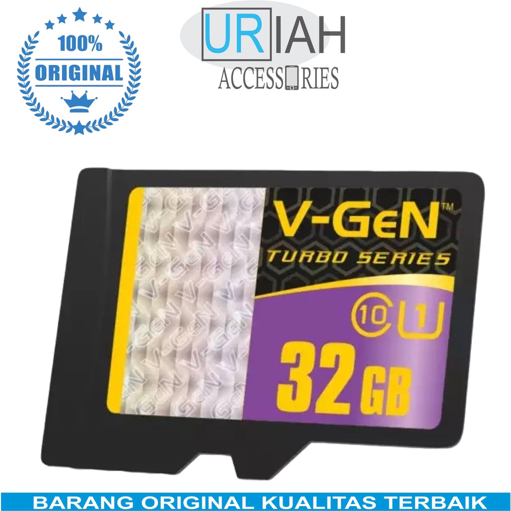 Jual V-GEN MicroSD Memory Card Kapasitas 32 GB Class 10 TURBO SERIES ...