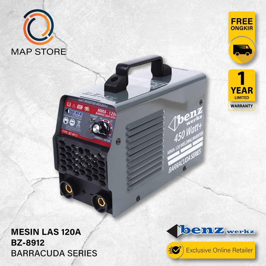 Jual Mesin Las Trafo Inverter Barracuda Series 120A By Benz Werkz ...