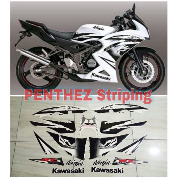 Jual Sticker Striping NINJA RR NEW 2012 Spesial Edition | Shopee Indonesia