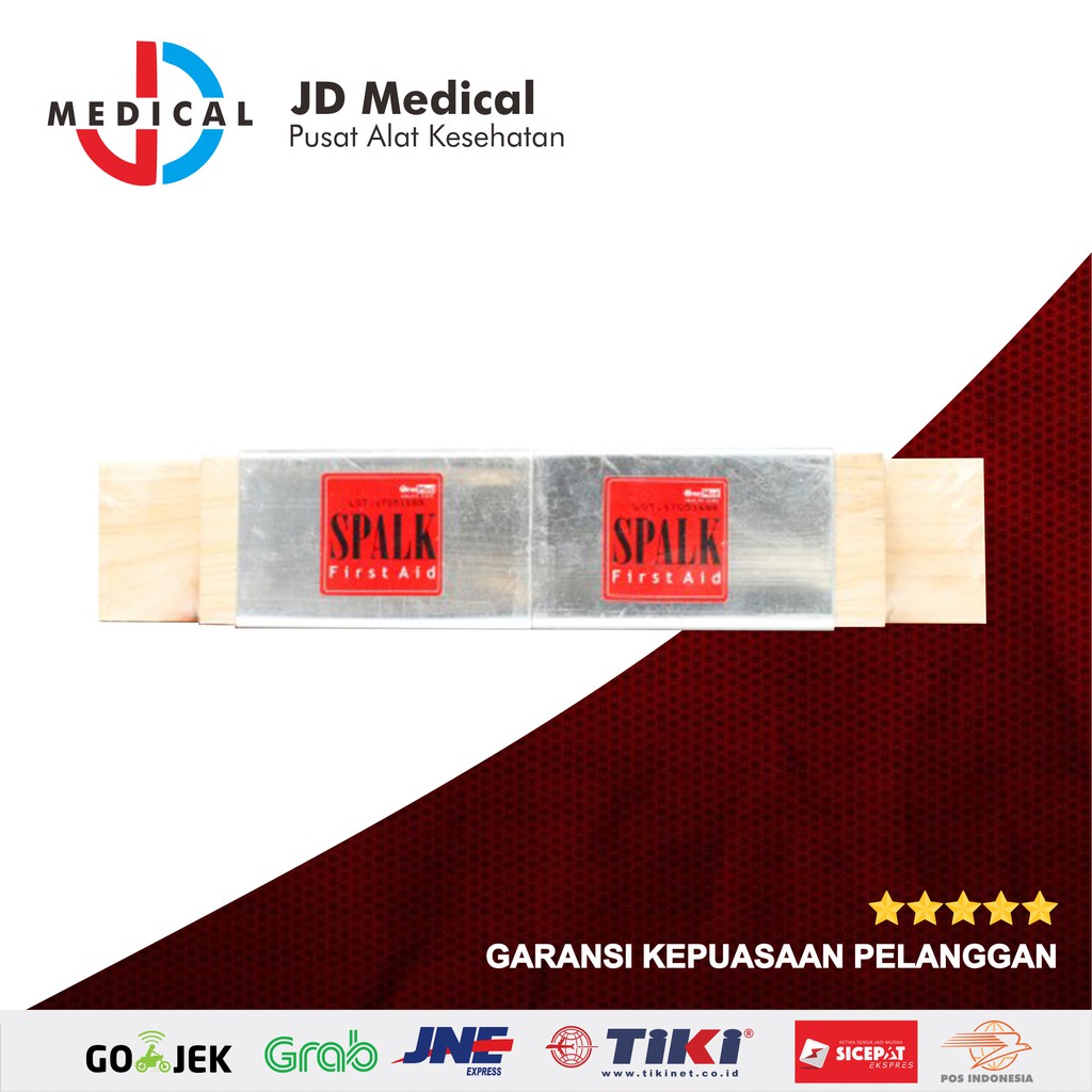 Jual ONEMED Spalk Kayu / Bidai Tangan Pembidaian Kaki Patah Tulang ...