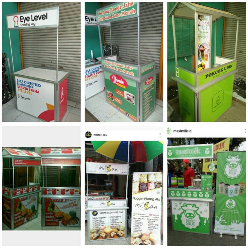 Jual Booth portable/meja lipat dagang/Gerobak lipat/booth lipat ...