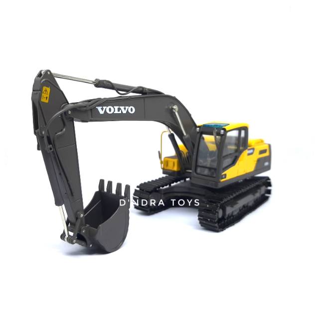 Jual DIECAST ALAT BERAT EXCAVATOR VOLVO EC220D MINIATUR BEKO Replika ...