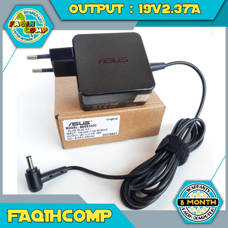 Jual Adaptor Charger Casan Ori Asus VivoBook Flip 14 TP412UA UX461U UX461UA UX461UN 19V 2.37A ...