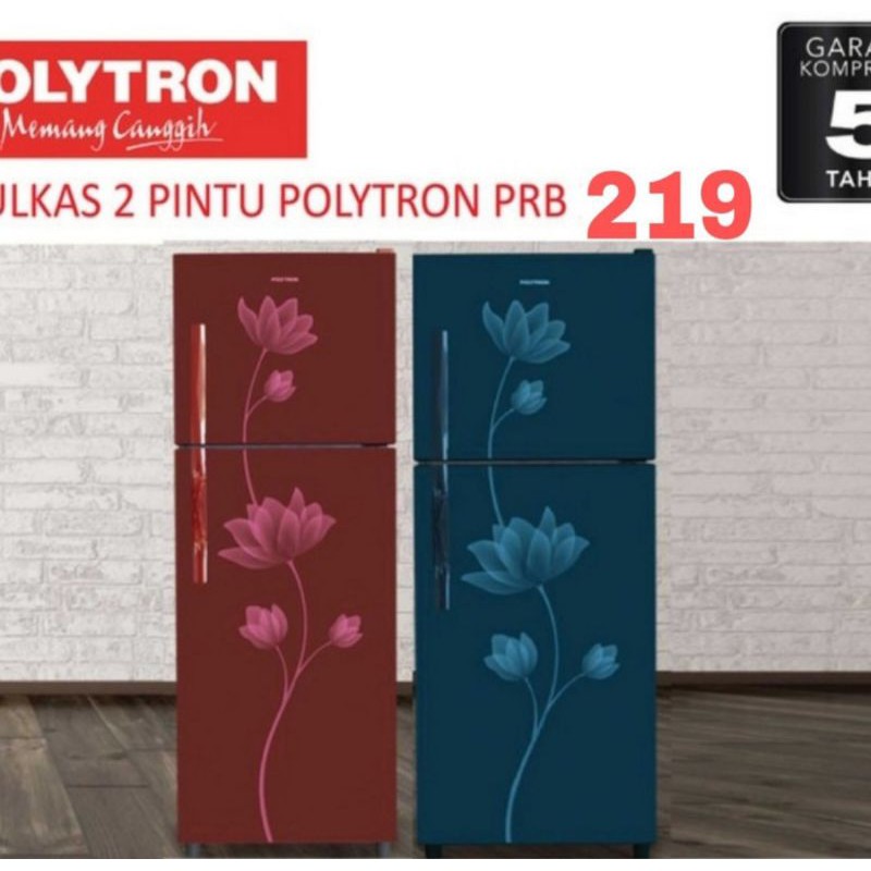 Jual Kulkas Polytron 2 Pintu PRB - 219 Jabodetabek | Shopee Indonesia