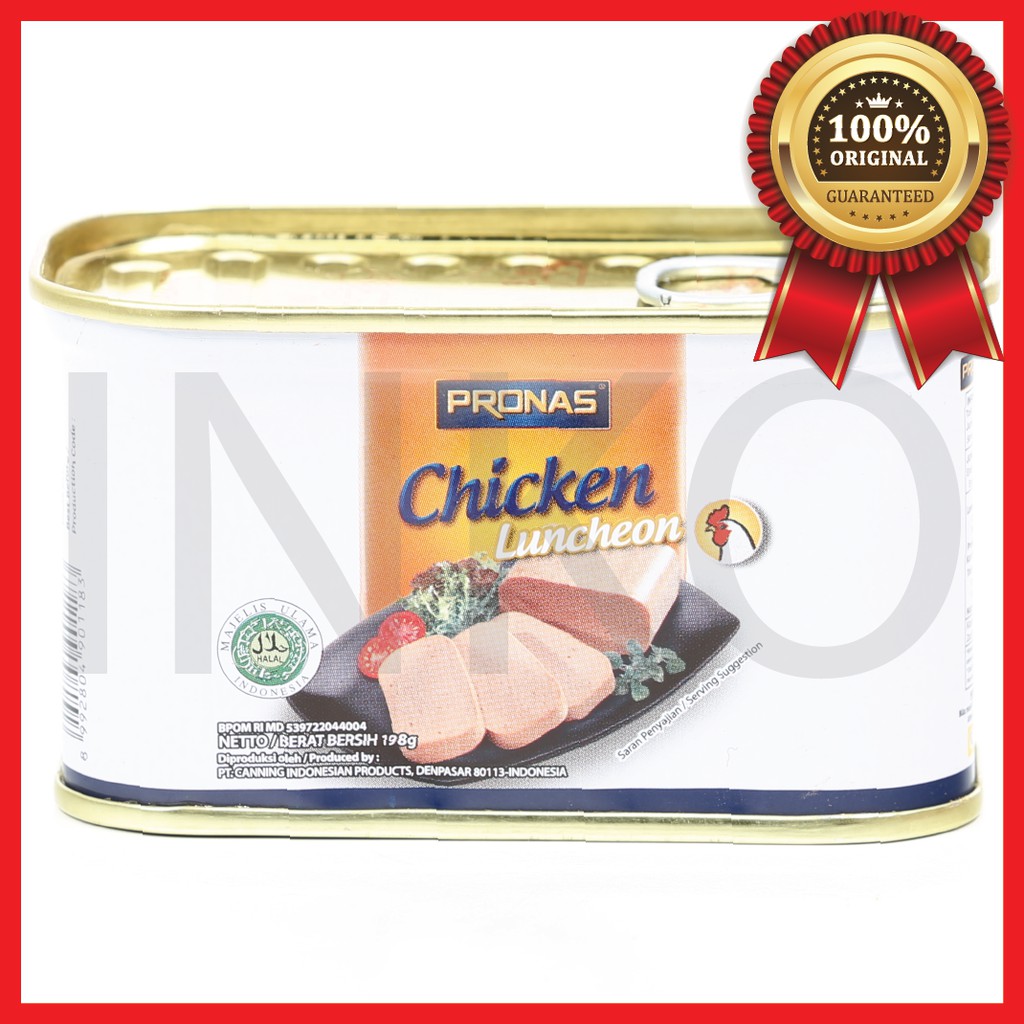 Jual PRONAS CHICKEN LUNCHEON DAGING AYAM LUCHEON KALENG 198GR | Shopee ...