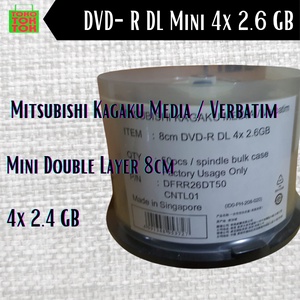 Jual dvd-r dl mini 2.4gb 4x dvdr kosong 8cm | Shopee Indonesia