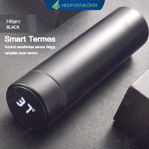 Jual Botol Termos Stainless Air Hangat DenganTemperatur Pembaca Suhu ...