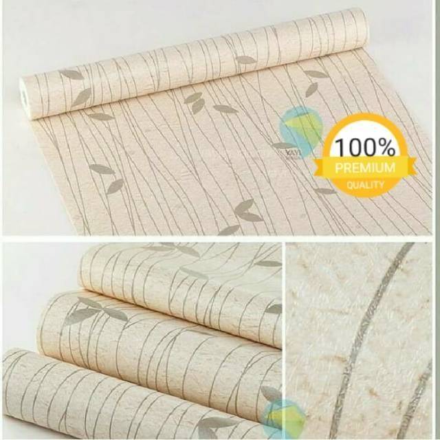 Jual SILUET DAUN COKLAT SUSU Wallpaper Sticker dinding Motif Coksu kuran 45 cm x 8 m GH074 ...