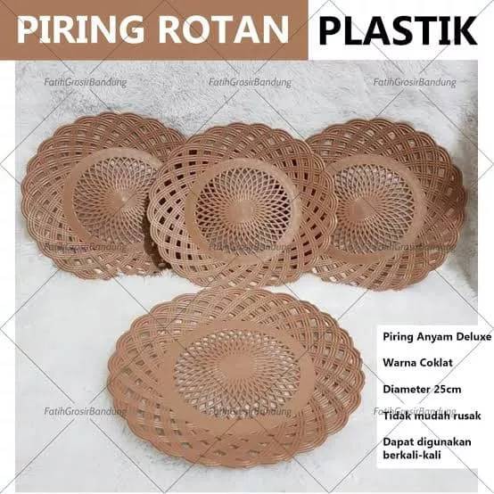 Jual PIRING ANYAMAN ROTAN PLASTIK | Shopee Indonesia