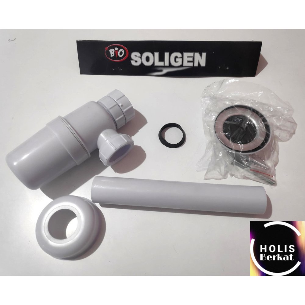 Jual Sifon Pembuangan Air Wastafel Botol PVC BIO SOLIGEN | Shopee Indonesia