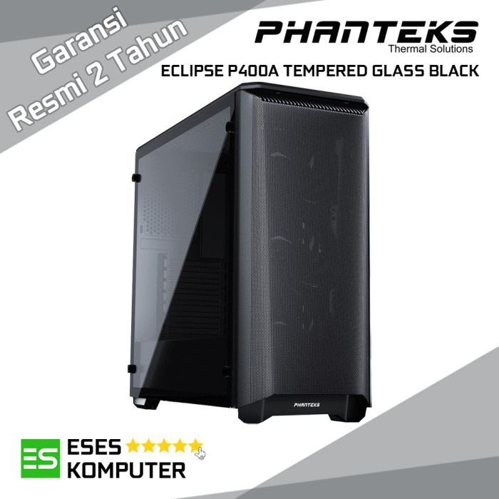 Jual Case Phanteks Eclipse P400A Black Mesh Edition | ATX | Tempered ...