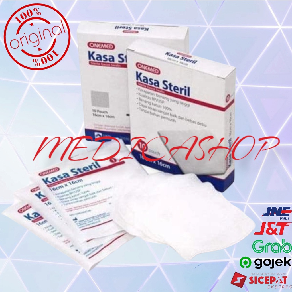 Jual kasa steril onemed / Kasa Kotak 16x16 / Onemed Kasa | Shopee Indonesia