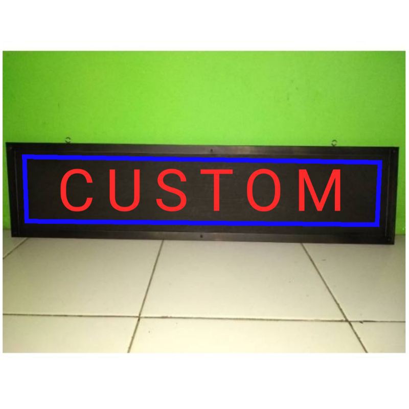 Jual Papan Tulisan Lampu Custom - HARGA PER HURUF | Shopee Indonesia