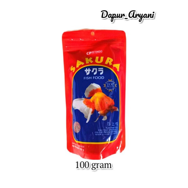 Jual Sakura Fish Food 100gr/ Makanan Ikan Hias 100 gr | Shopee Indonesia