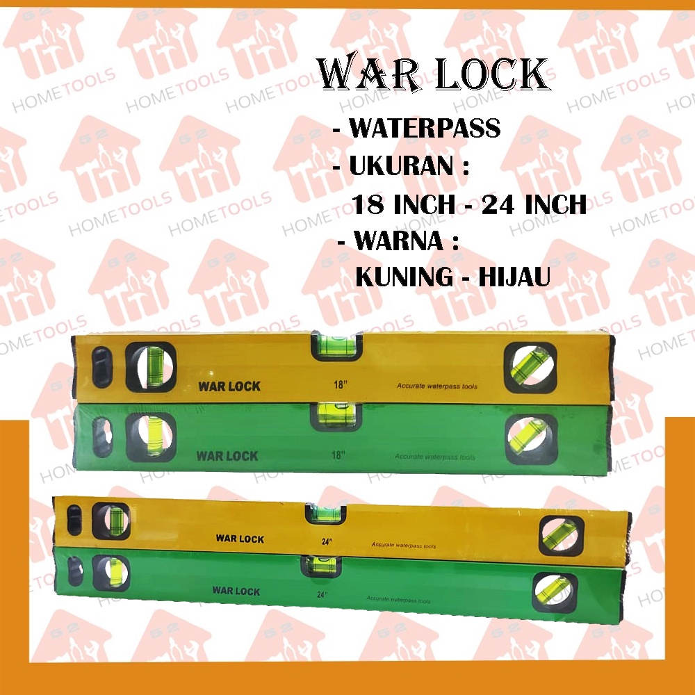 Jual Waterpass Magnet Warlock Waterpas Alat Ukur 18 Inch - 24 Inch ...