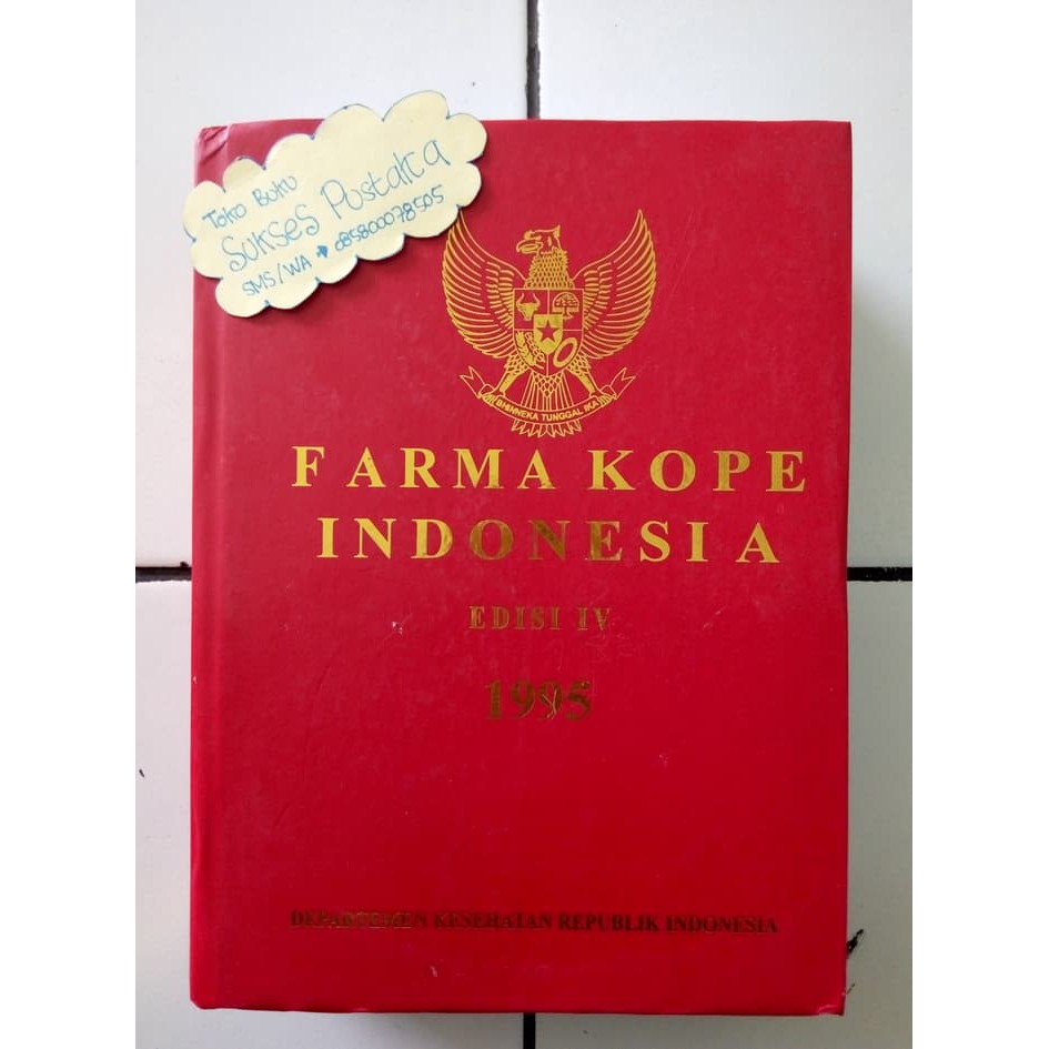 Jual FARMAKOPE INDONESIA Edisi IV | Shopee Indonesia