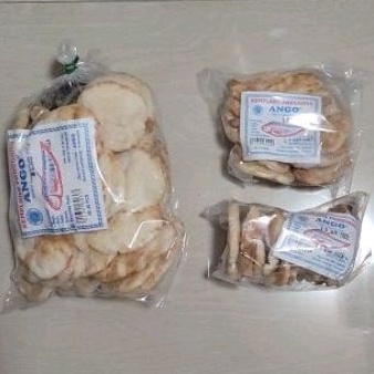 Jual Kerupuk KEMPLANG ANGO keripik panggang ikan KEMASAN KECIL HARGA ...