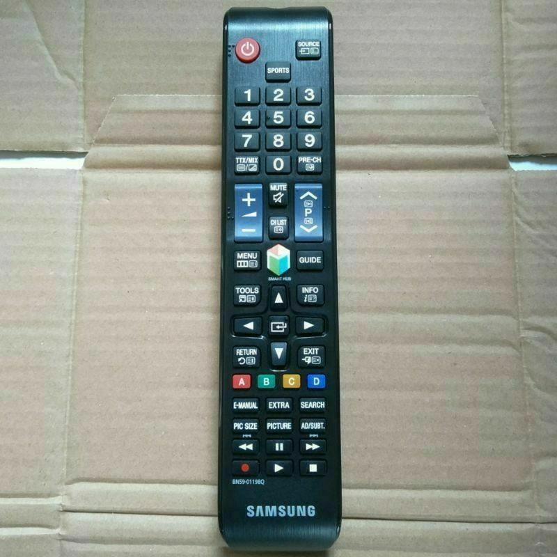 Jual Remote Remot tv samsung original smart hub tv lcd led BN59-01198Q | Shopee Indonesia