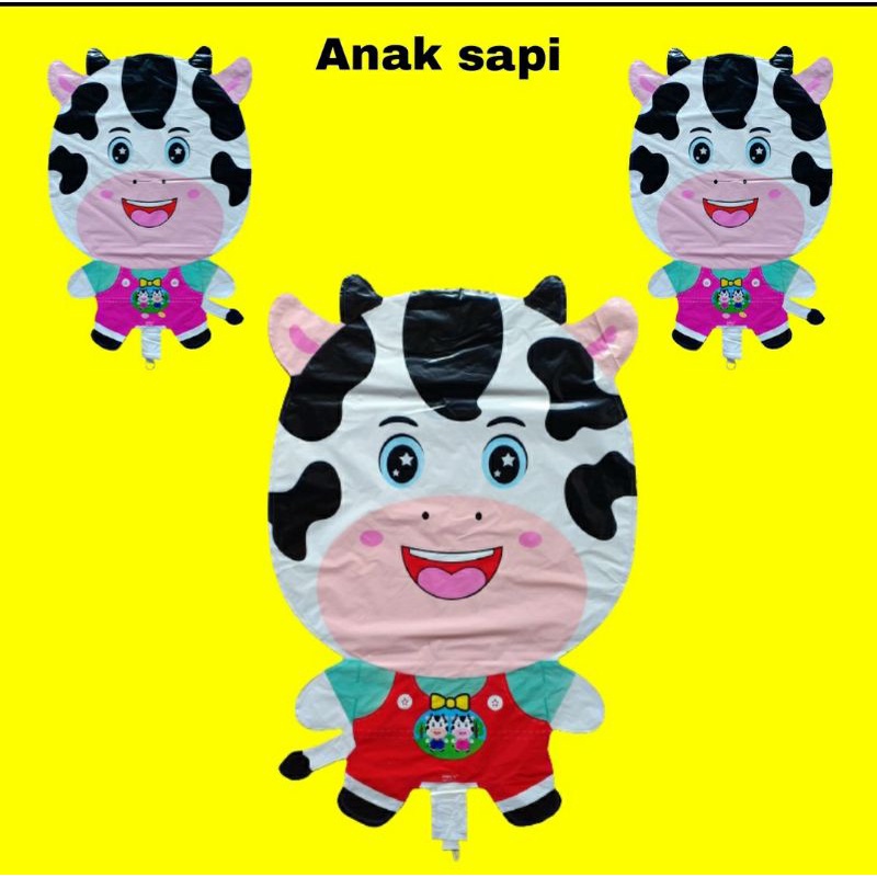 Jual 1pack ANAK SAPI (BALON GAS/FOIL/TERBANG/KARAKTER ) | Shopee Indonesia