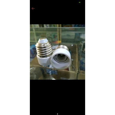 Jual Fitting lampu e27 ke e14 converter adapter penyambung berkualitas termurah | Shopee Indonesia