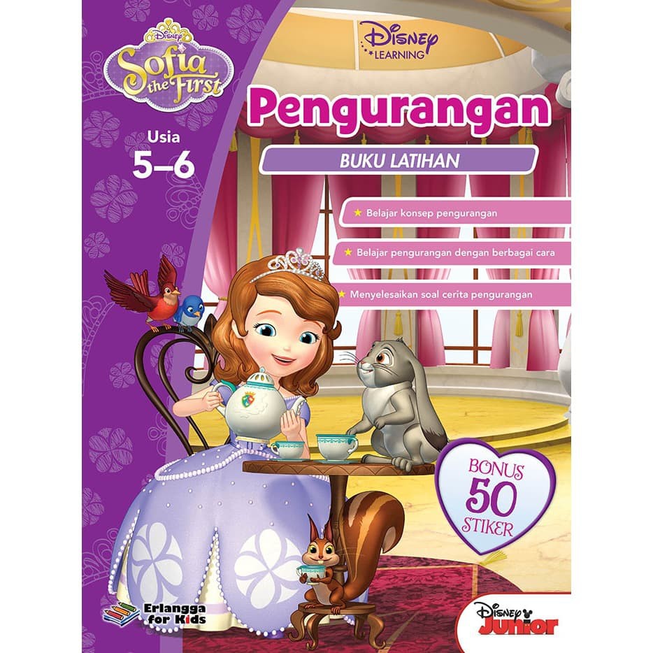 Jual 002005100050 - NEW & ORI BUKU DISNEY LEARNING SOFIA: SUBSTRACTION ...