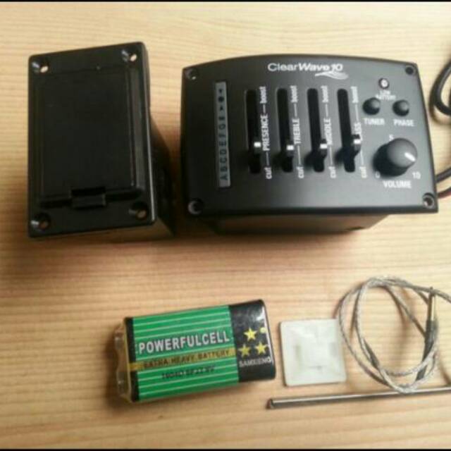 Jual Preamp / Equalizer Gitar Akustik ClearWave 10 | Shopee Indonesia