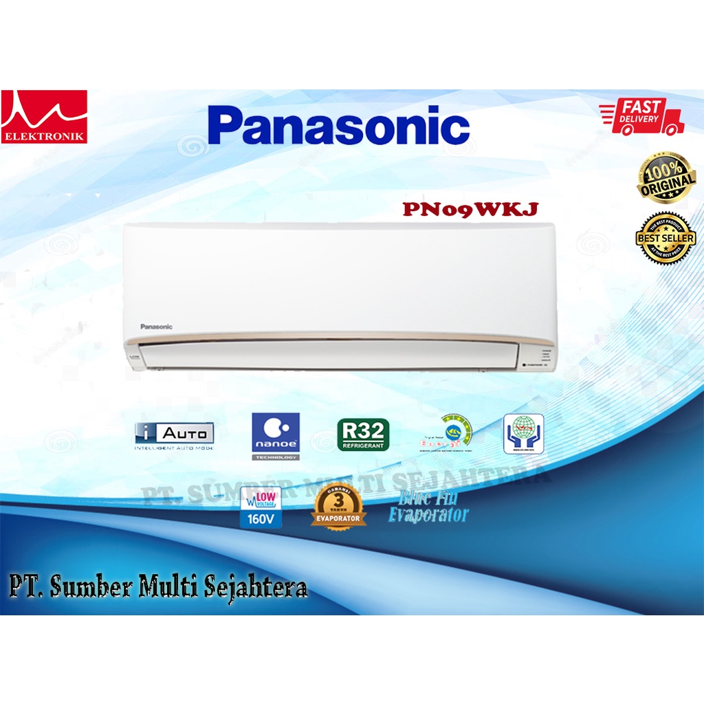 Jual AC Panasonic Deluxe 1 PK CS-PN9WKJ / PN 9WKJ | Shopee Indonesia