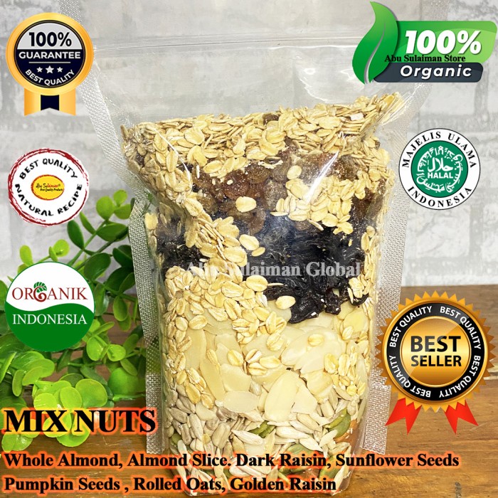 Jual Raw Trail Mixed Nuts 100 Gr / Kacang Campur Super Food / Cemilan ...