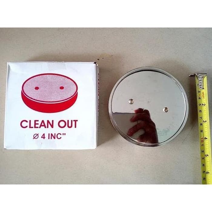 Jual CLEAN OUT STAINLESS 4"/TUTUP SEPTITENG STAINLESS | Shopee Indonesia