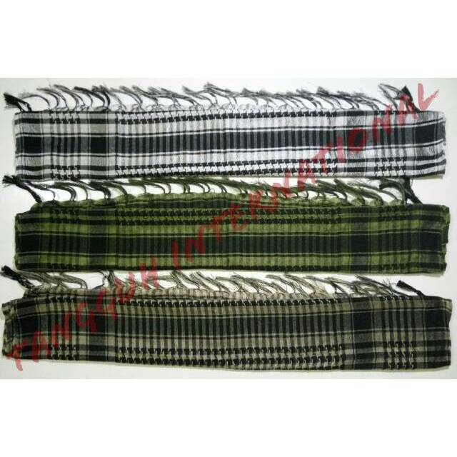 Jual Shemagh Import; Keffiyeh Bandana Sorban Scarf Syal Arab Debu Gurun ...