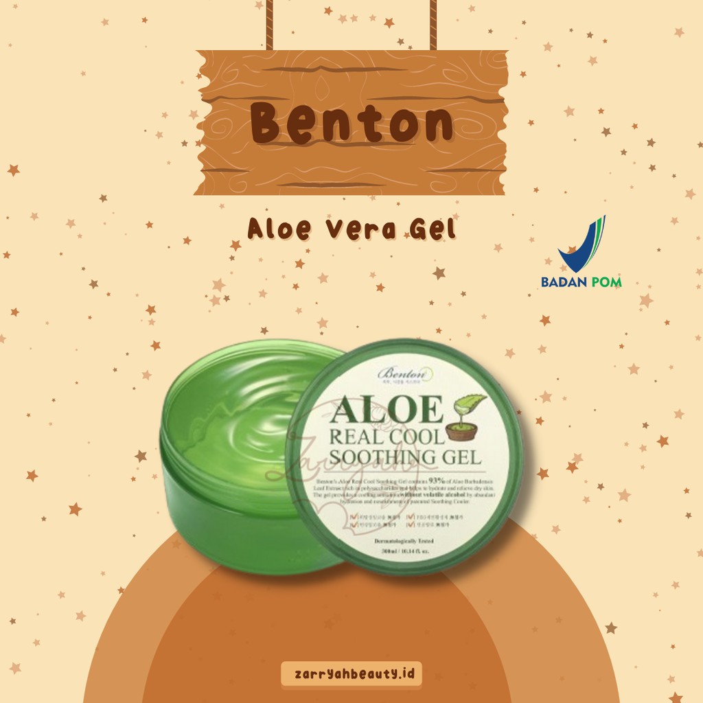 Jual BENTON Aloe Vera Real Cool Soothing Gel 300ml | Shopee Indonesia
