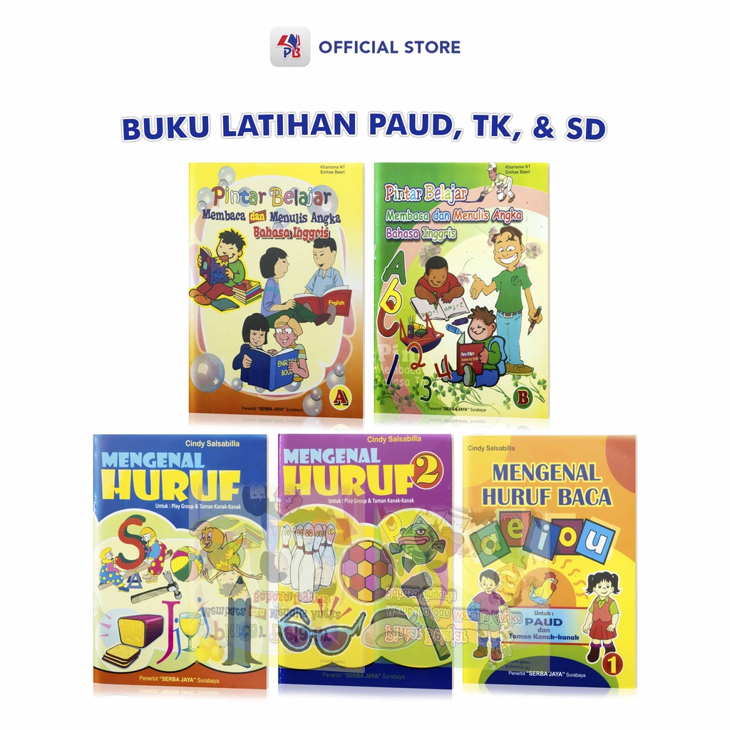 Jual Buku Anak : Mengenal Huruf 1 2 / Pintar Membaca Dan Menulis Angka ...