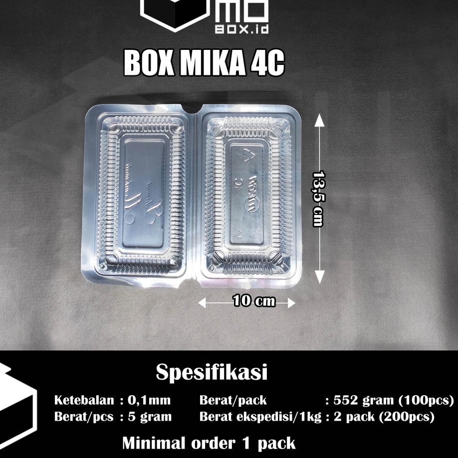 Jual Sale Box mika plastik isi 100pcs / Box mika plastik bening kue ...