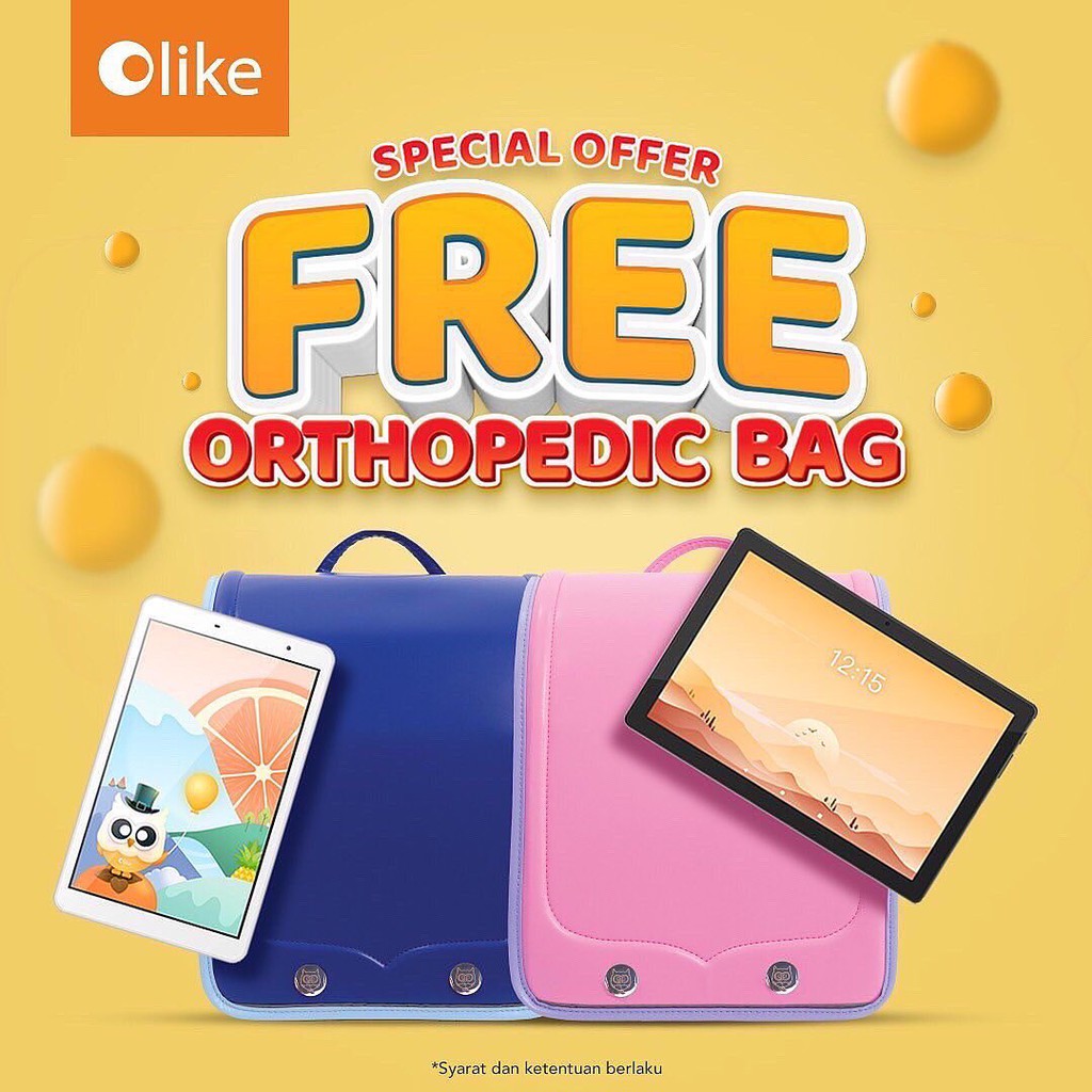 Jual Olike Edu Tab E1 8inch / E3 10inch Bonus Tas/Bag. Teknologi IMOO ...