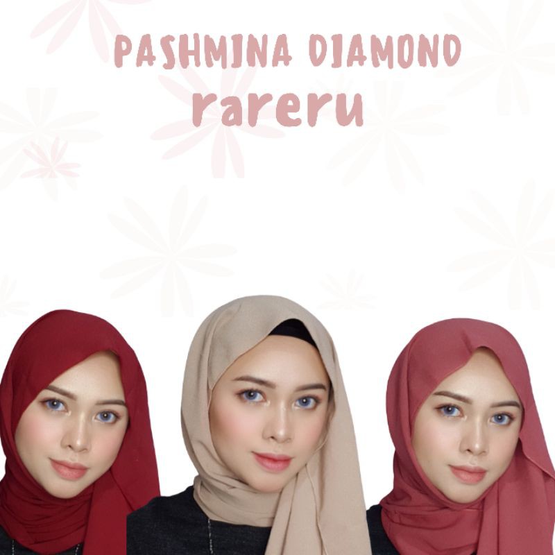 Jual Pashmina diamond 180×75cm | Shopee Indonesia