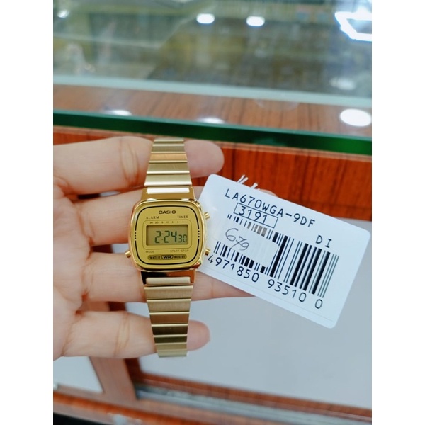 Jual CASIO ORIGINAL LA670WGA-1DF TIPE 3191 GARANSI MESIN ORI | Shopee ...