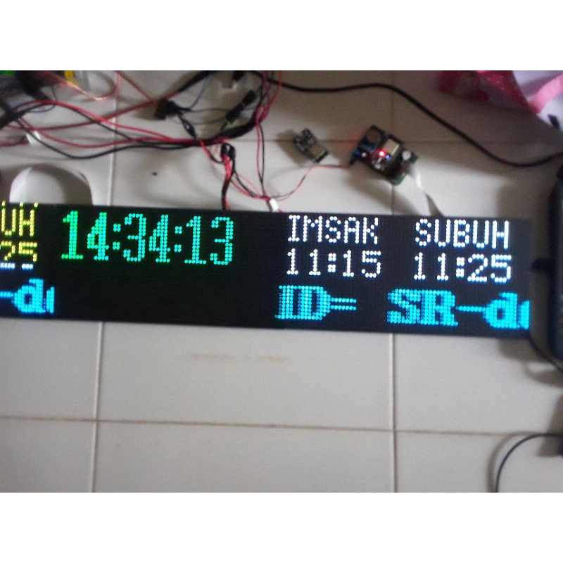 Jual Controller JWS khalifah ESP32 panel P5 RGB mp3 auto tartil ...