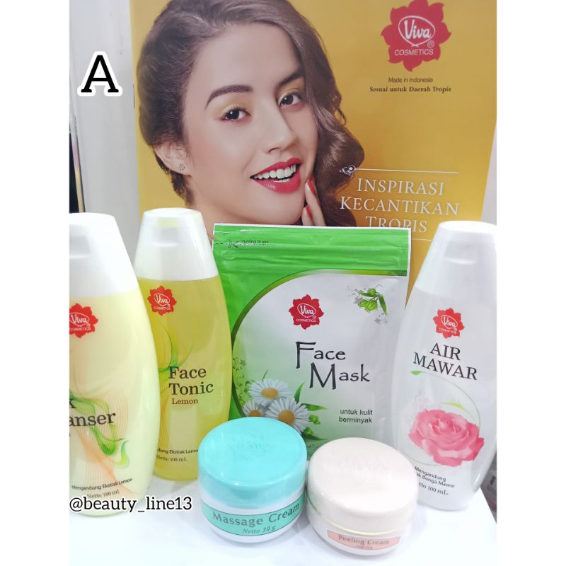 Jual VIVA PAKET FACIAL LENGKAP PEELINGSERUM//EKSFOLIASI//PAKET LENGKAP ...